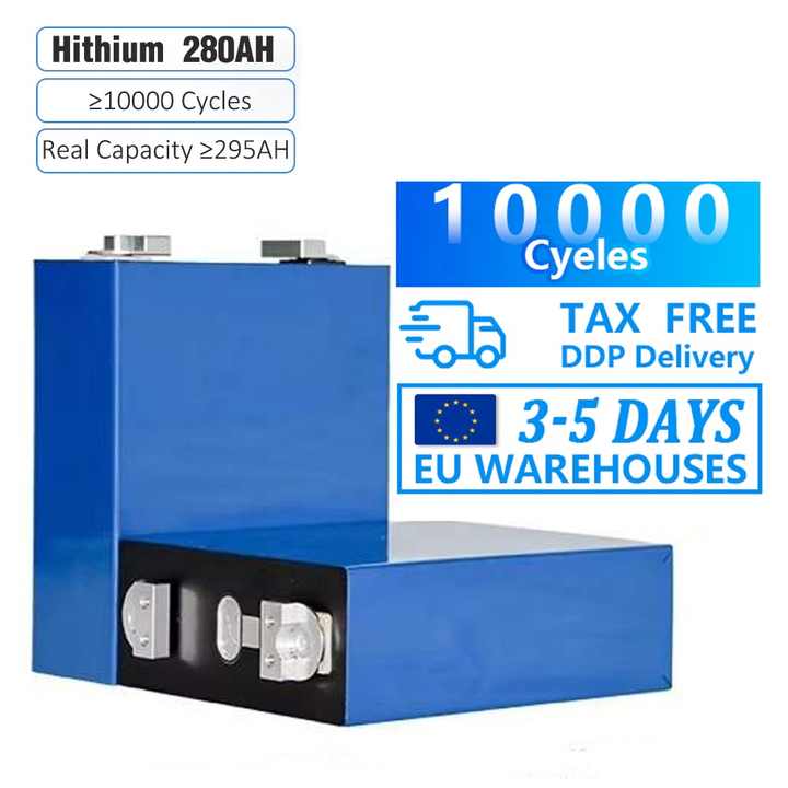 10000 Cycles Prismatic Rechargeable Hithium 3.2V 280Ah Lifepo4 Lithium ...