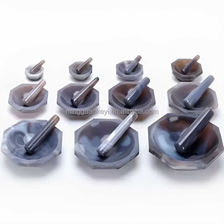Laboratory a-Grade Wear-Resistant Grinding Agate Mortar