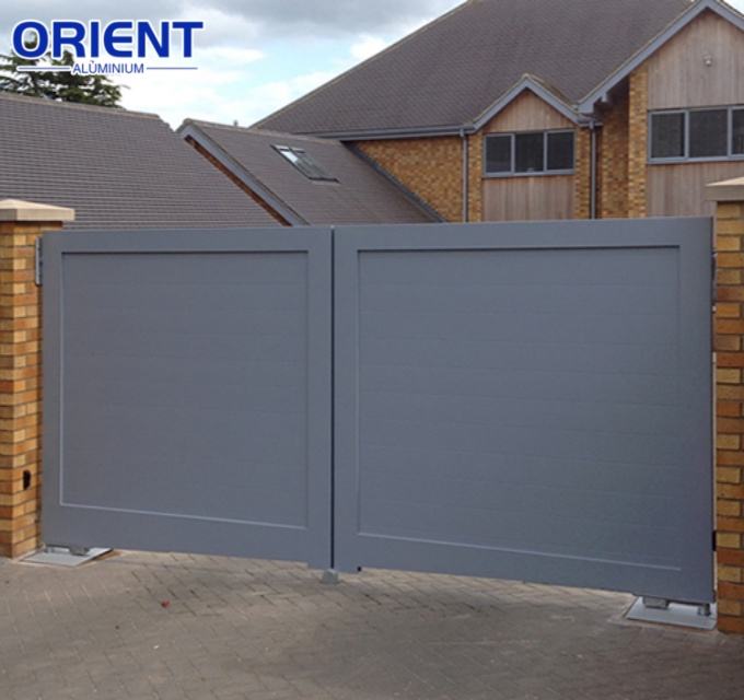 Hot Style Popular Driveway Gate Courtyard House Gate Aluminium Gate ...
