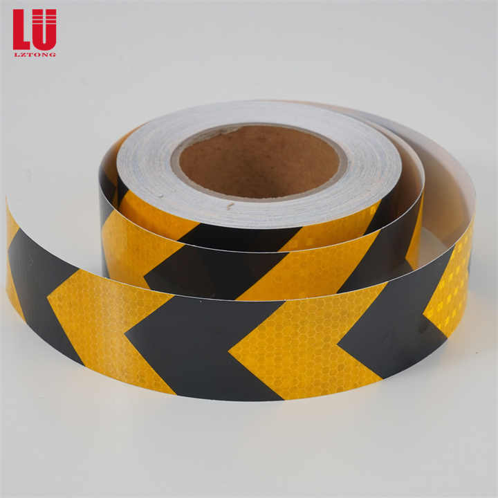 High Light Visibility PVC Crystal Lattice Reflective Tape Reflector ...