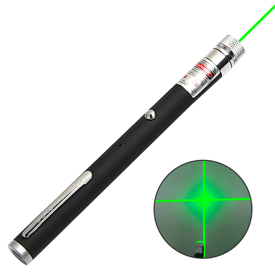 Green Cross Line Powerful Laser Pointer with USB Charging Laser Line ...
