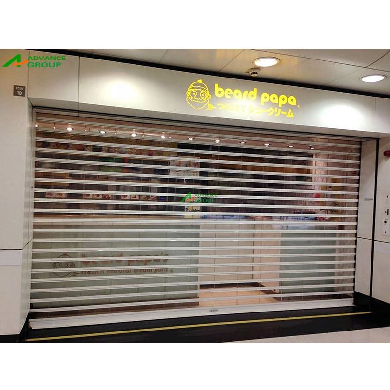 Transparent Roller Shutter Grille Door for Display Windows Security ...