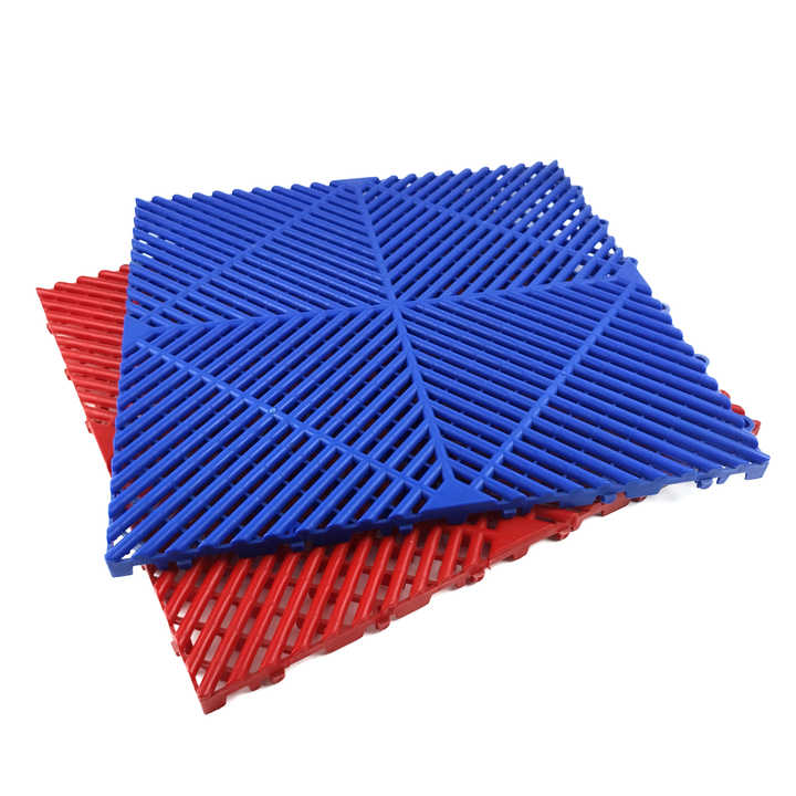 Modular Plastic Interlocking Garage Floor Tiles Car Wash Plastic Floor ...