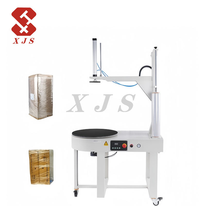 Small Semi Automatic Turntable Bench Type Top Plate Carton Box ...