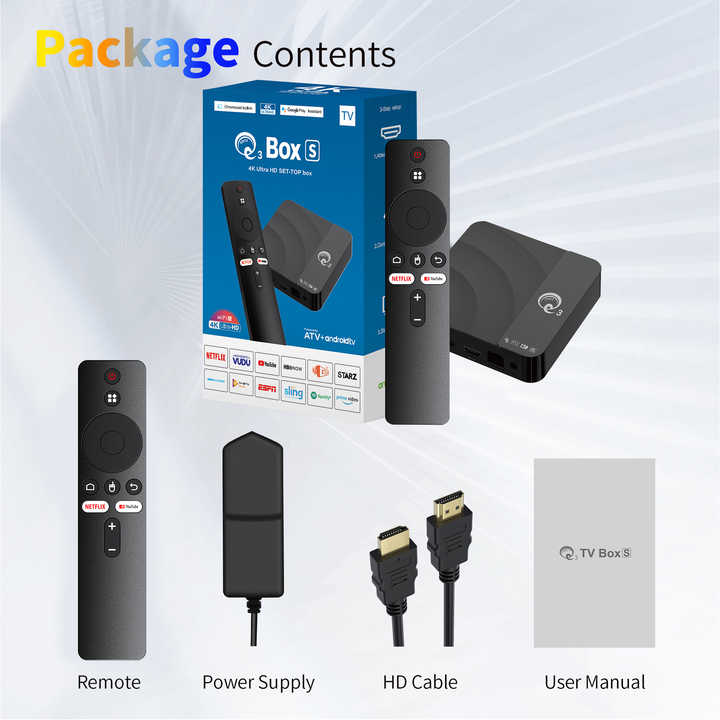 ZOKU HCS96-Q3 Android 10 4k Streaming Smart Tv Box with Devices 2.4G/5G ...