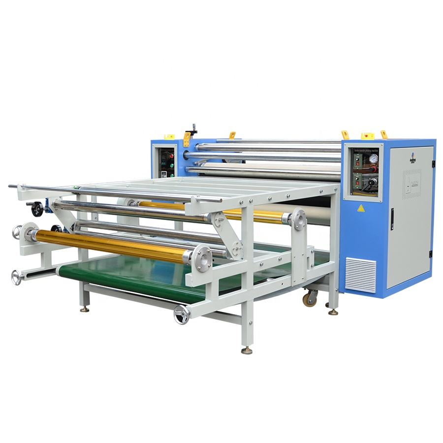 Factory Oil Heating Mini Drum Roll To Roll Textile Roller Sublimation ...