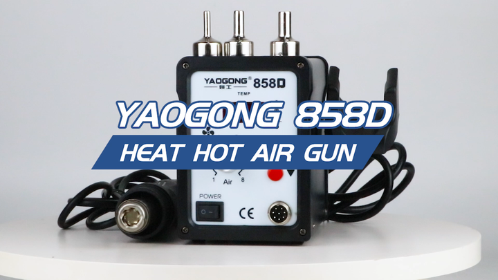 YAOGONG 858D Digital Hot Air Gun SMD Rework Station for Mobile Repair ...