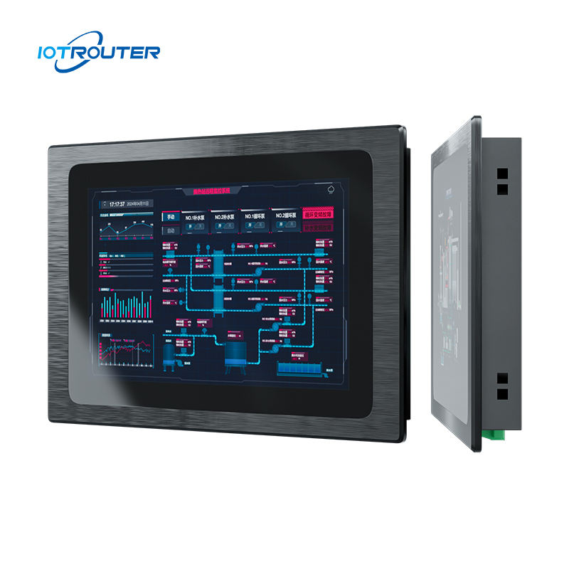 HMI Touch Screen with Node RED Gateway Function Support PLC Connection