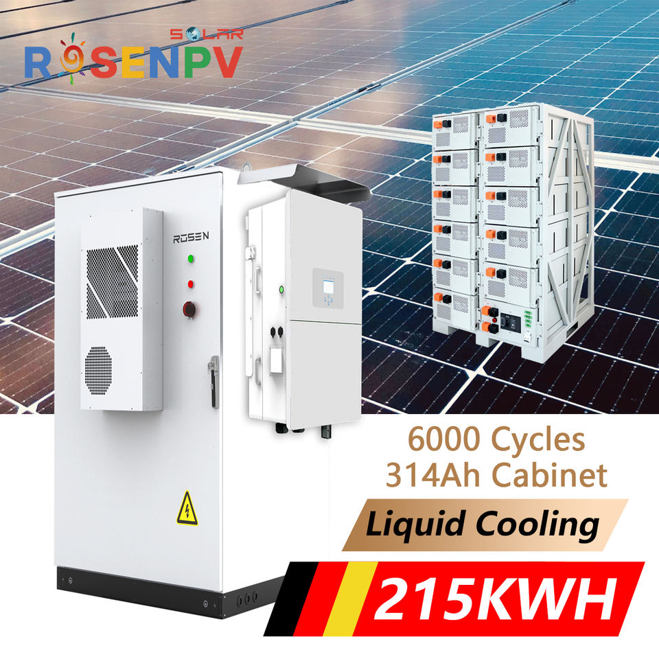 241kWh High Voltage LiFePO4 Industrial Energy Storage Battery With IP68 ...