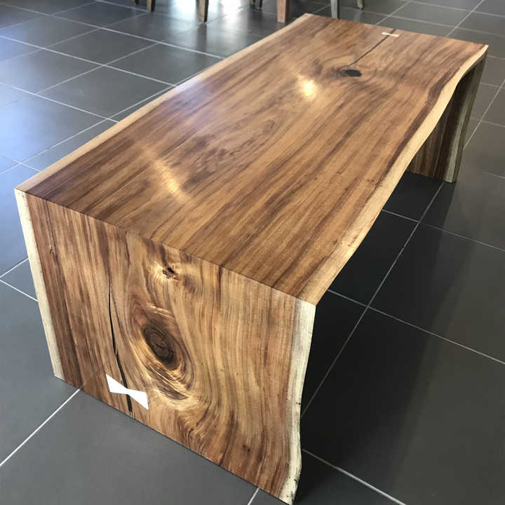 Epoxy Resin Solid Walnut Wood Slab - Durable Dining Table