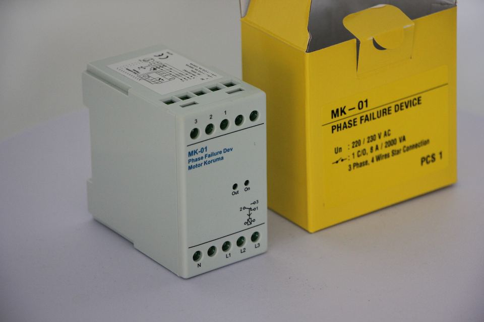 MK-01 380V 3 Phase Failure Device Motor Koruma Neutral 230VAC| Alibaba.com