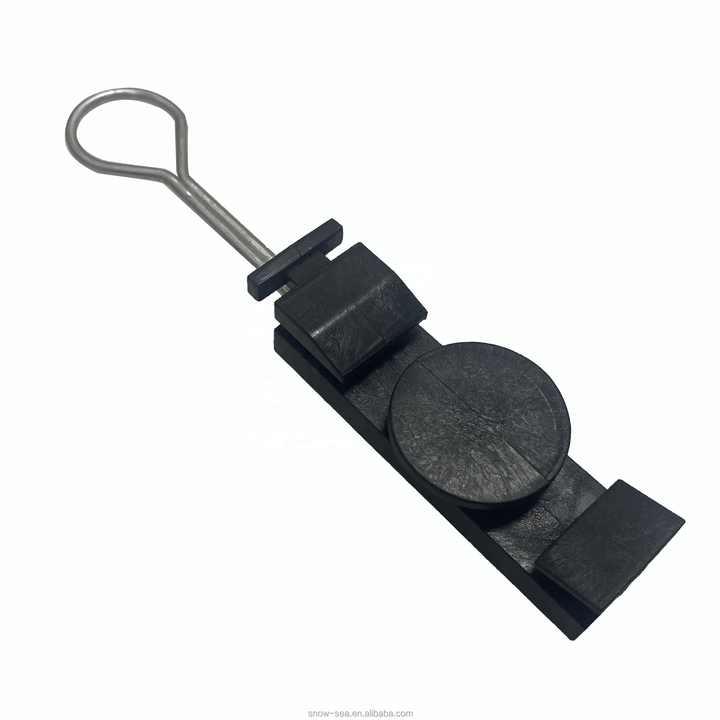 S Type Fiber Cable Clamp for Fixing Fiber Optic Cable - Steel Cable ...