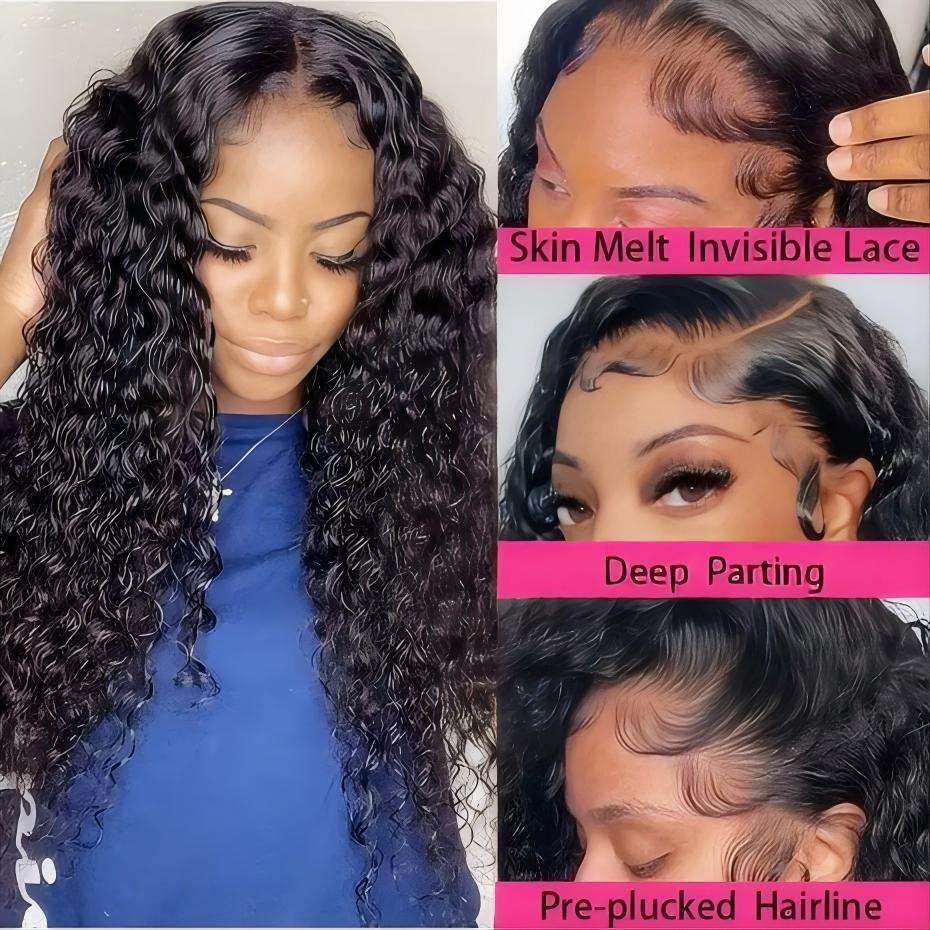 Glueless Double Drawn Straight Bob Wig Human Hair Lace Front Wig Raw ...