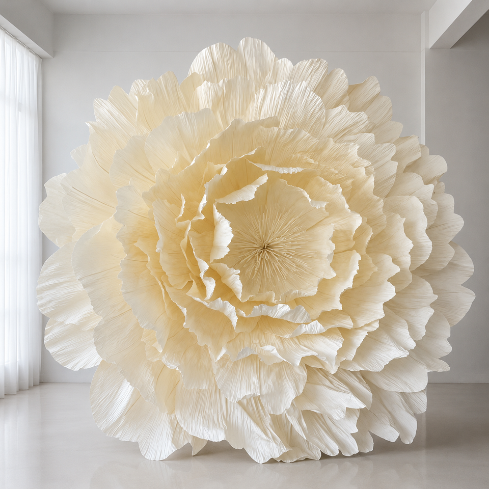 Large Giant Paper Flowers Artificial Wedding Event Party Backdrop ...