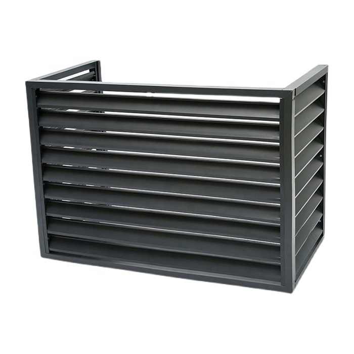 Custom Aluminum Alloy Air Conditioning Cover, Ac Stand Covers Exporting ...
