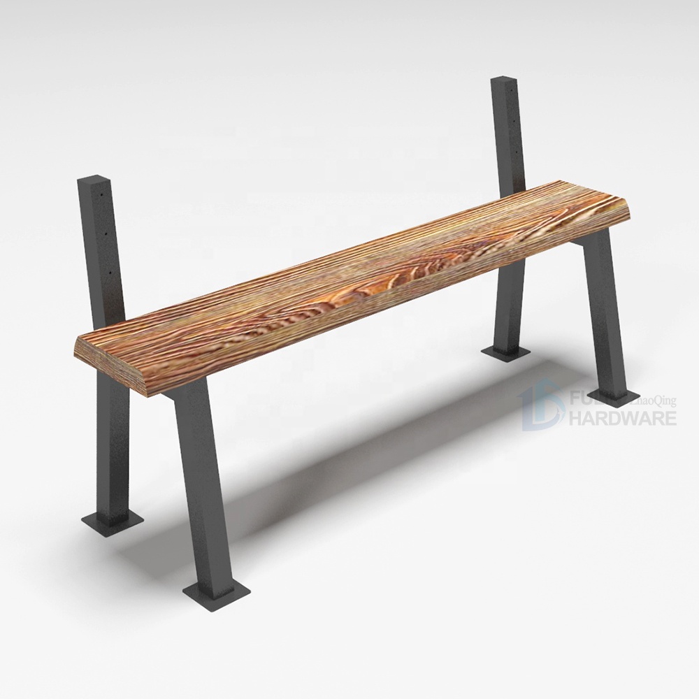 Comodidad y estilo: banco de metal para descansar al aire libre ...