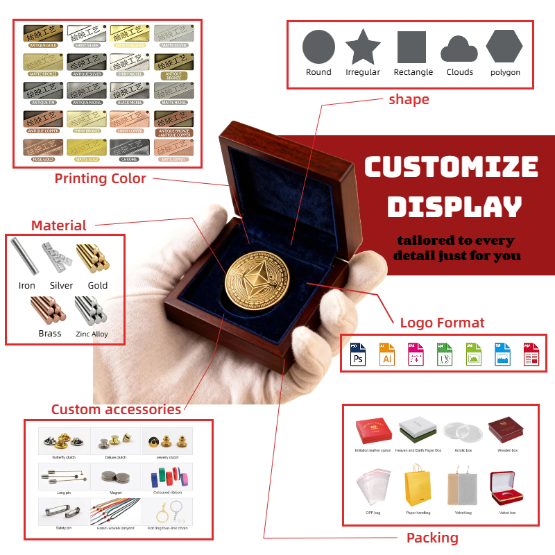 Custom Made Medals with Your Logo and Text Die Cast Zinc Alloy Material ...