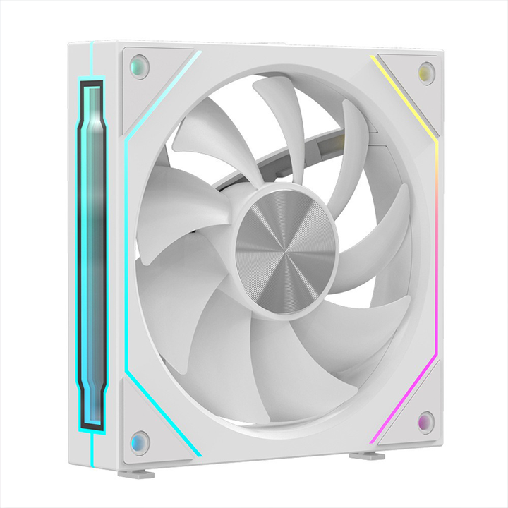 Gaming case rgb fan support reverse blade pc fans for 120mm with ...
