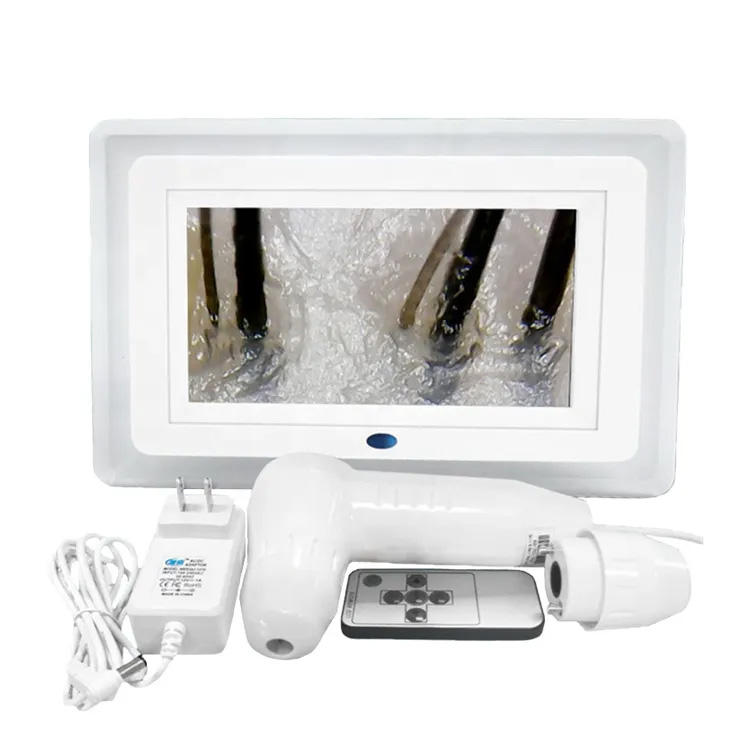 Skin Hair Scalp Analysis Machine Testing Scanner Hair Analyzer Follicle ...