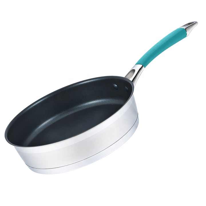 Classic Style Conical Shape Stainless Steel Cookware Set with Silicone ...