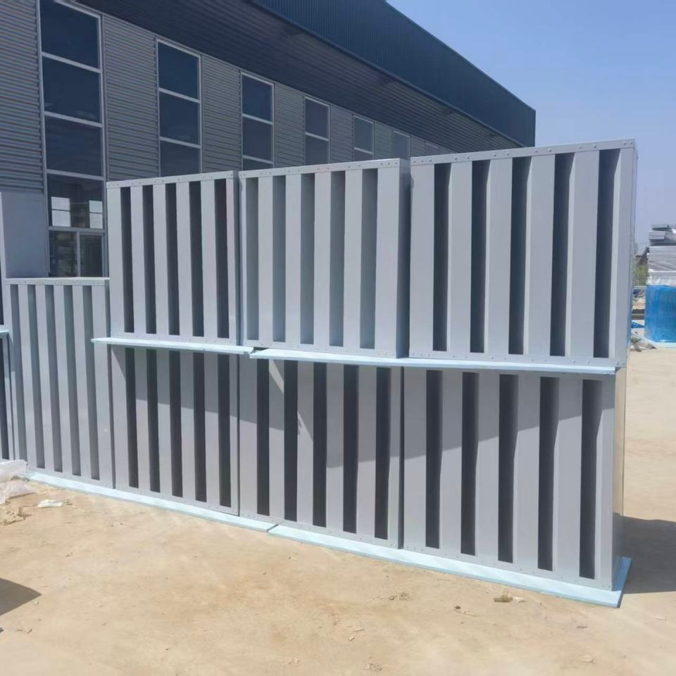 Custom Industrial Pipe Silencer Sound Attenuator for Ventilation Duct ...