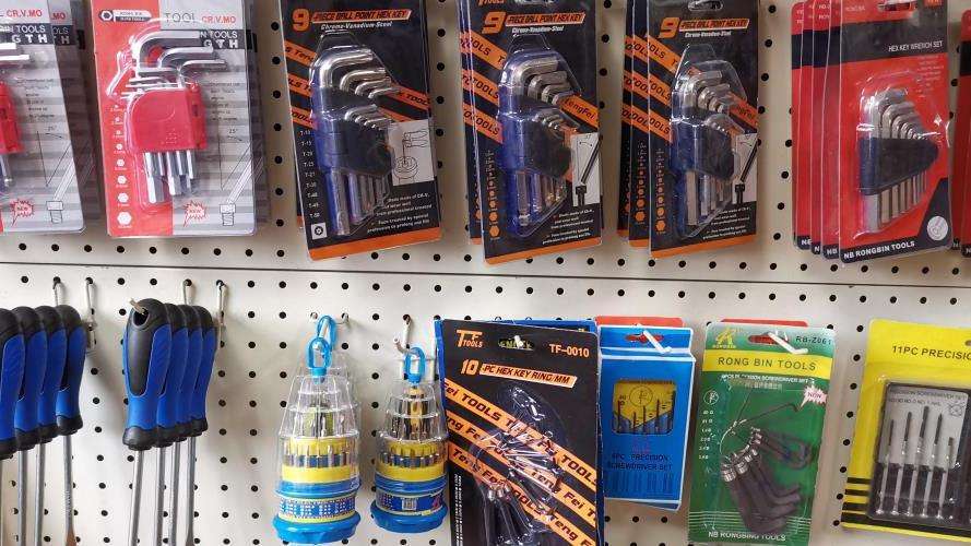 8 Pack Portable Folding Wrench Set Torx Allen Wrench Chrome Vanadium ...