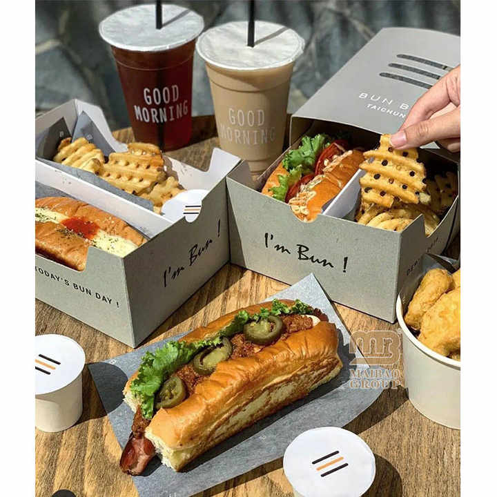 Custom Printed Food Grade Kraft Paper Drawer Boxes