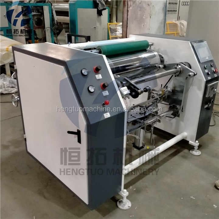 HT-500 Semi Automatic Plastic PE Stretch Film Cling Film Rewinding ...