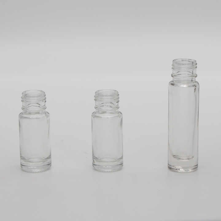 Customized Shape Accept 2ml 3ml 6ml 8ml 10ml 12ml 20ml Amber Roll on Glass Bottle with Roll on ...