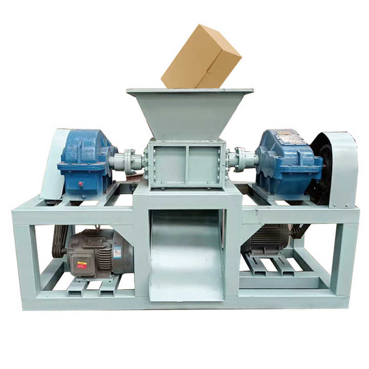 Dual Shaft Car Body Shredder with Small Tire Shredder Efficient Double ...