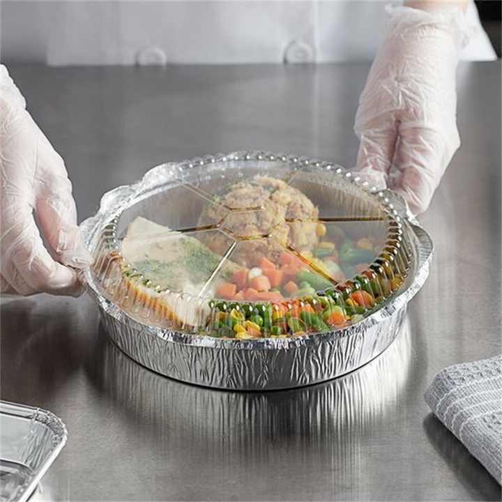 Various Full Size Round Pans Paper Lid Plastic Cover Takeaway Hot Food ...
