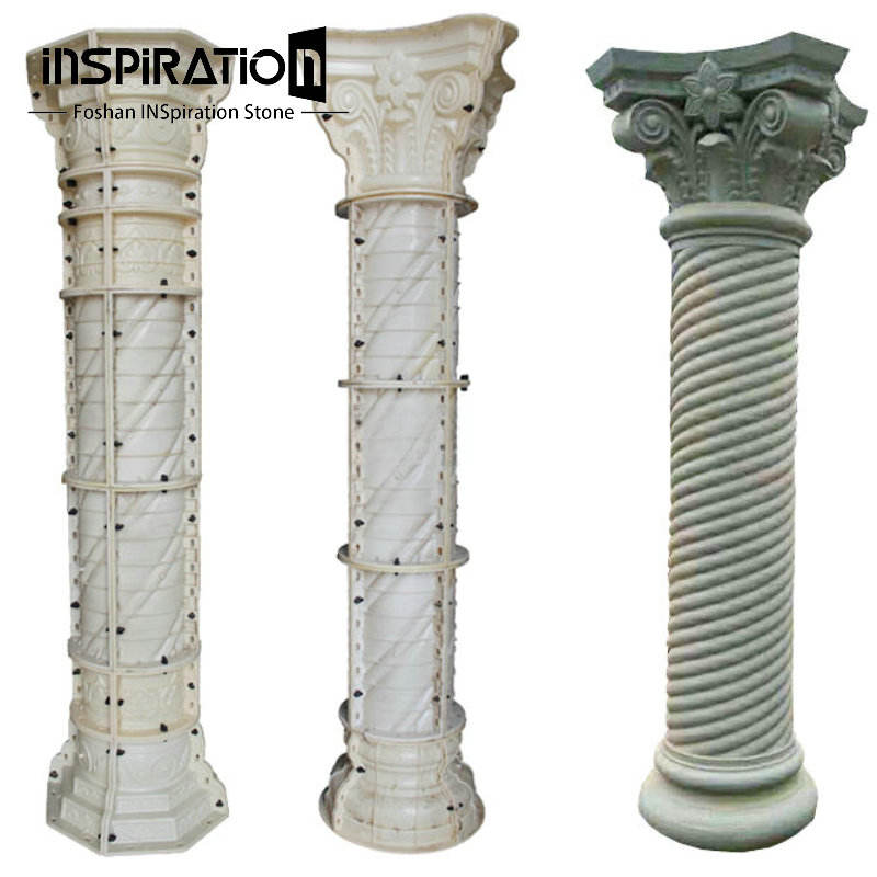 Adjustable Plastic Concrete Column Formwork Pillar Mold For ...