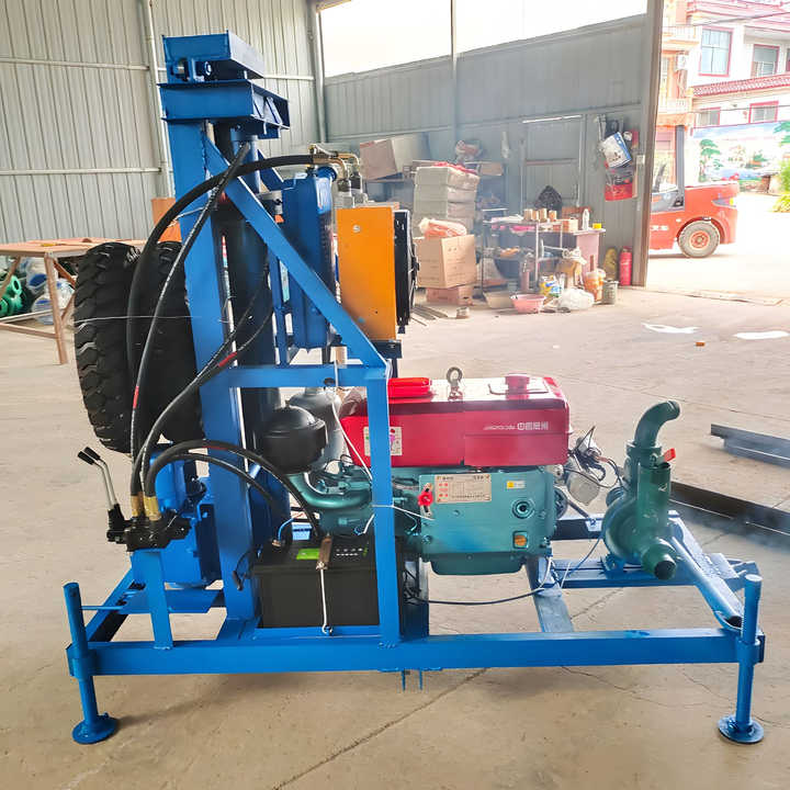 Efficient 80m Air Compressor-Driven Water Well Drilling Rig for Rapid ...