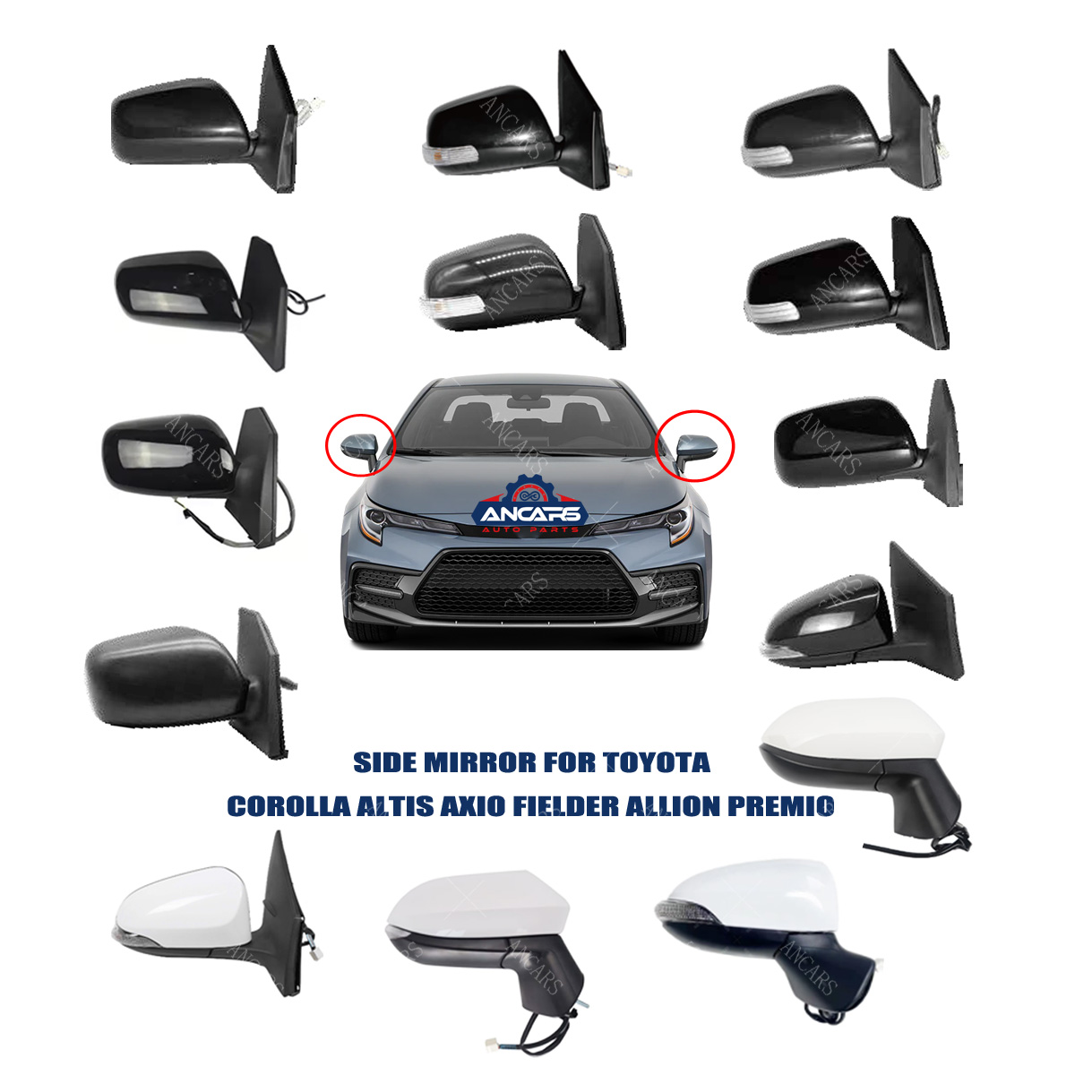 Toyota innova right side mirror price store