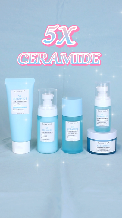 5x Ceramide Set - Nourishing Vegan Moisturizer & Cleanser