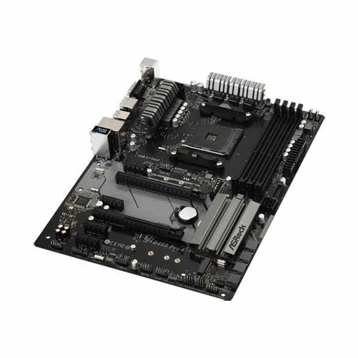 New Asrock B450M-HDV R4.0 64GB Mainboard B450 M Computer PC Gaming AMD ...