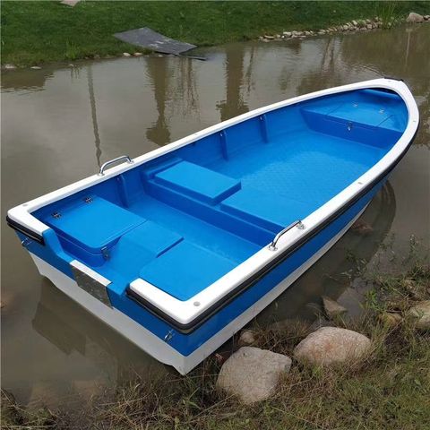 Fiberglass offshore fishing boat 3 person family use rowing boats for ...
