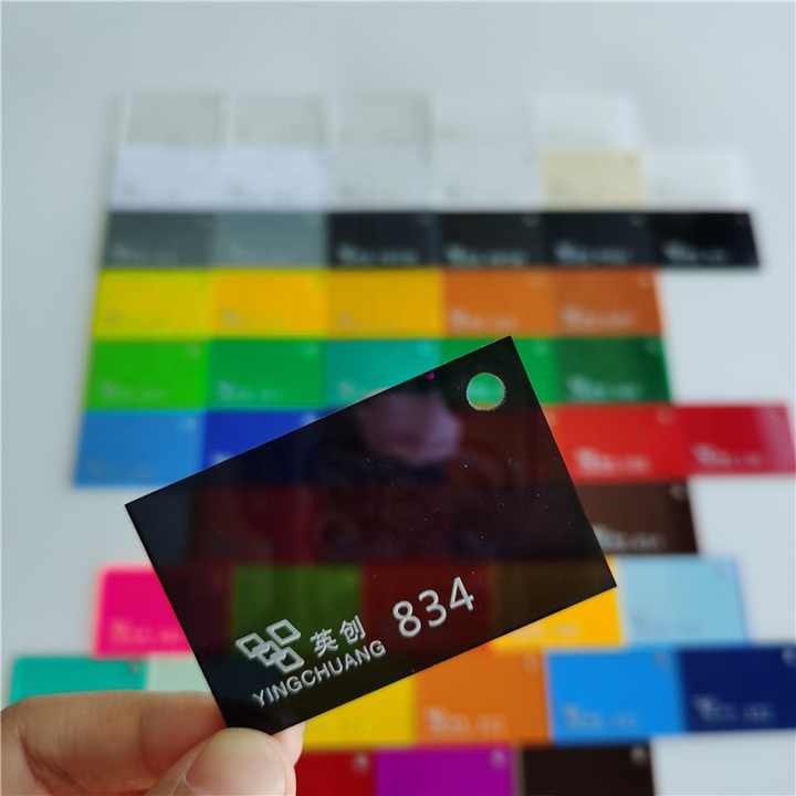Dark Black Translucent Acrylic Sheet Plex Iglass Panels LED Digital ...