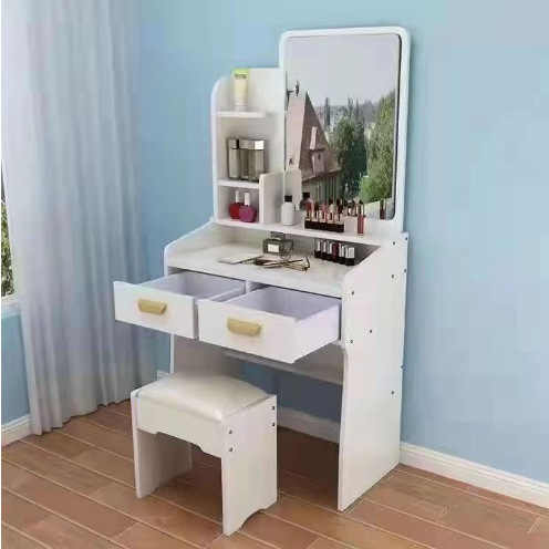 Luxury Make up Table Set with Mirror for Modern Bedrooms