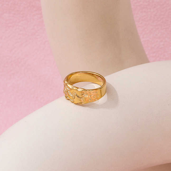Non Tarnish & Waterproof 18k Gold Plated Rings for Women