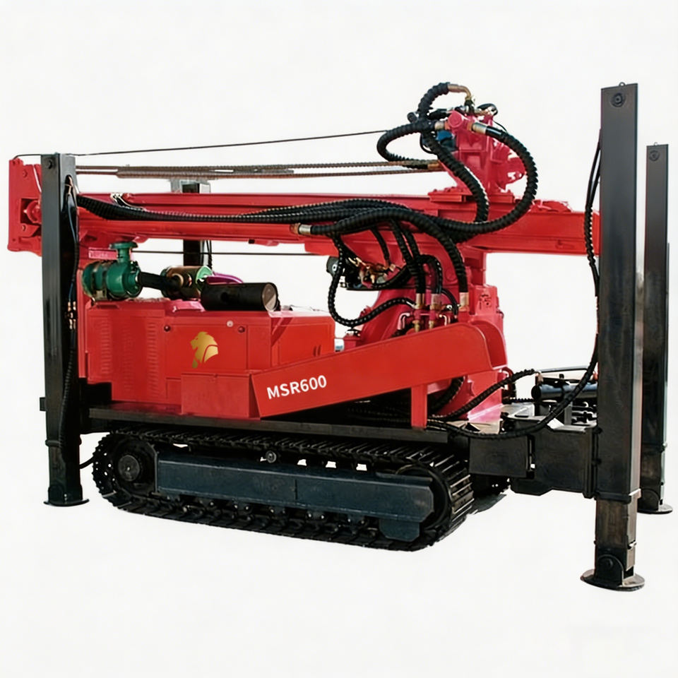 Durable Multifunction Hydraulic Crawler Drilling Machine 600m Depth ...