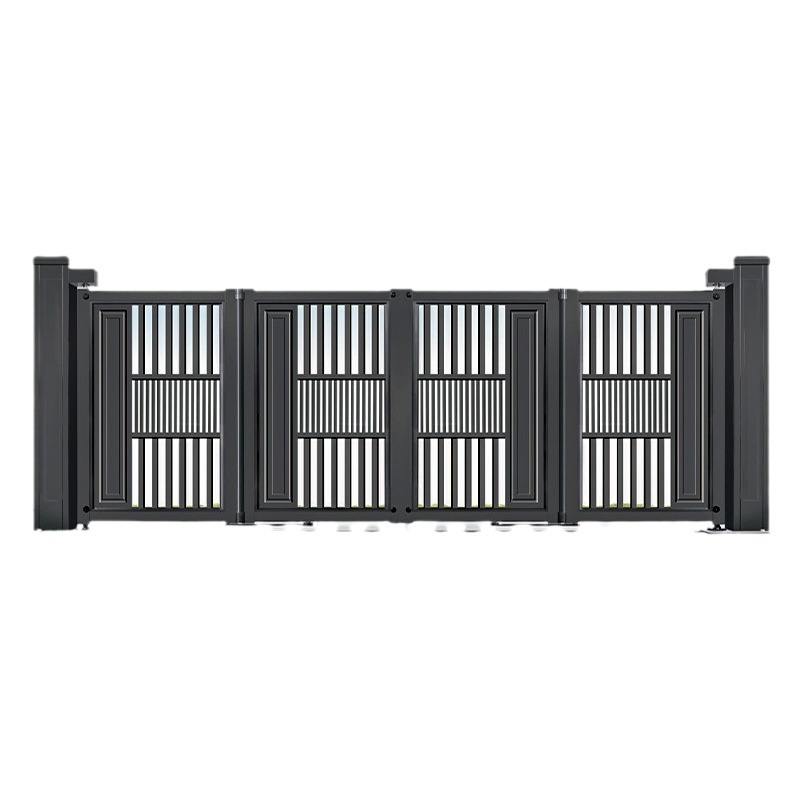 Aluminum Artistic Gate Suspended Folding Electric Retractable Automatic ...