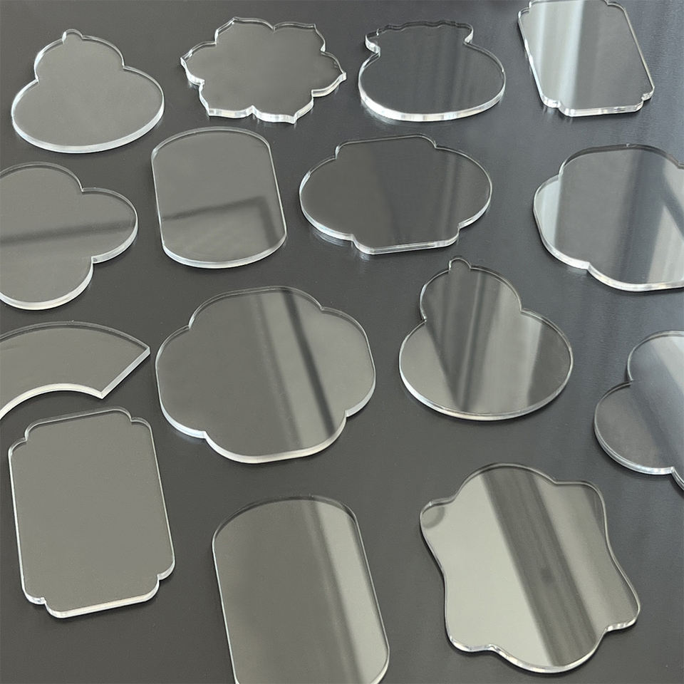 2026 Custom Logo Transparent Acrylic Fridge Magnet Blanks Rectangle ...