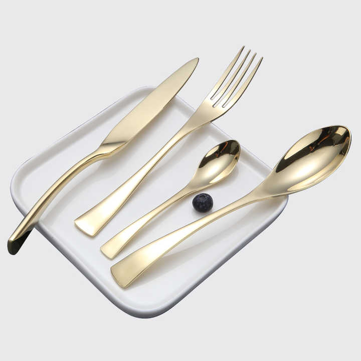 Elegant Luxury Hotel Kitchen Customize Cuttlery Set 201 Stainless Steel ...