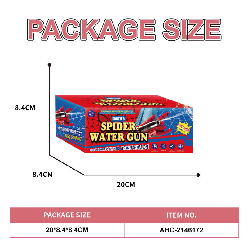 LKTOYS Spider Water Gun Launcher Wearable Super Wrist Water Gun Press ...