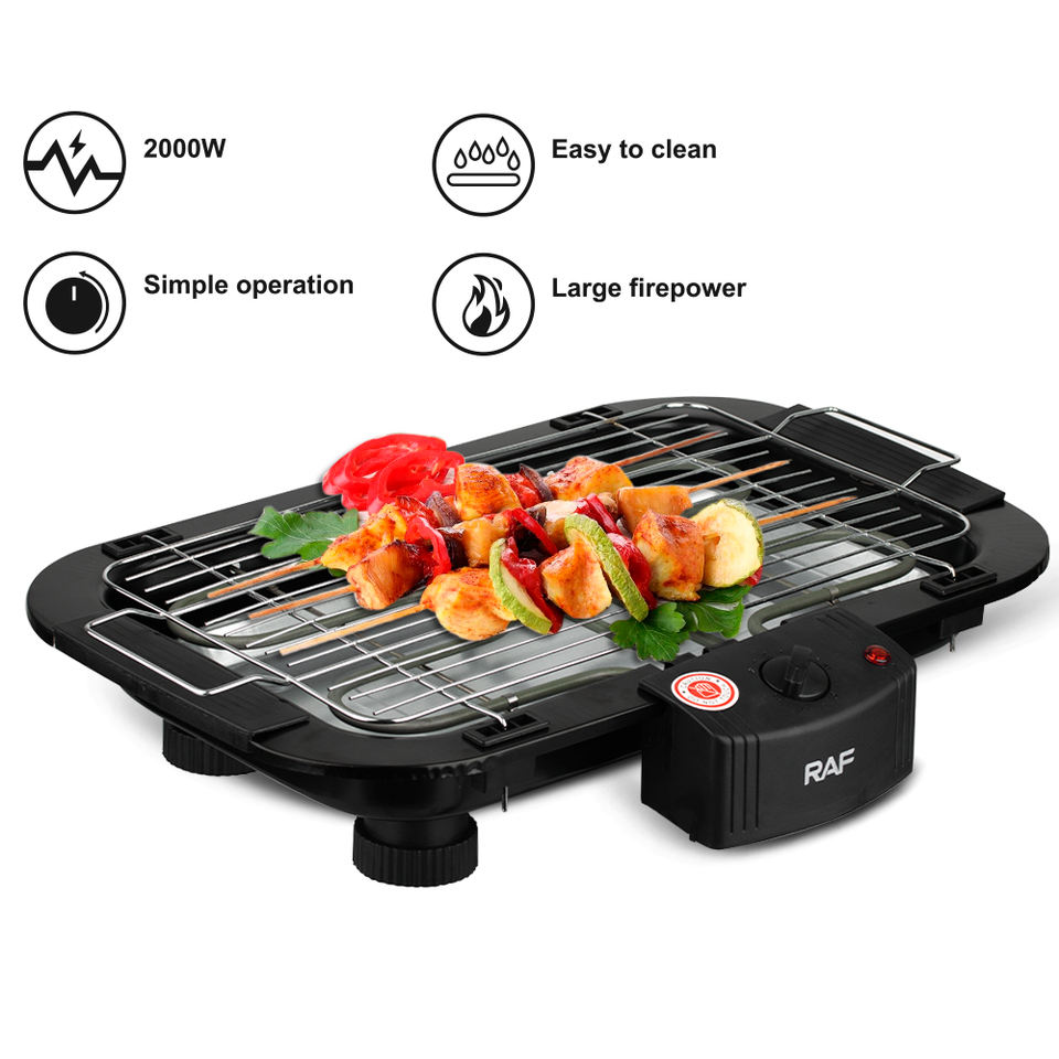 RAF Electric Grill - Efficient, Smokeless BBQ Experience