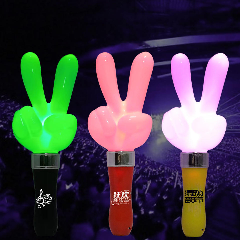 Firewolf Custom Logo LED Victory Glow Stick Long-Lasting 15-Color ...