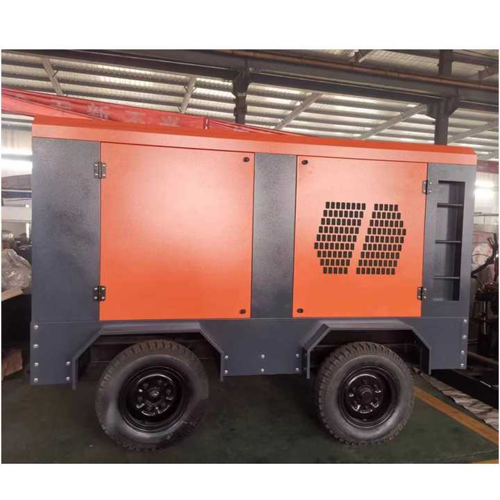 Second Hand Atlas Screw Portable Mobile Diesel Compressor
