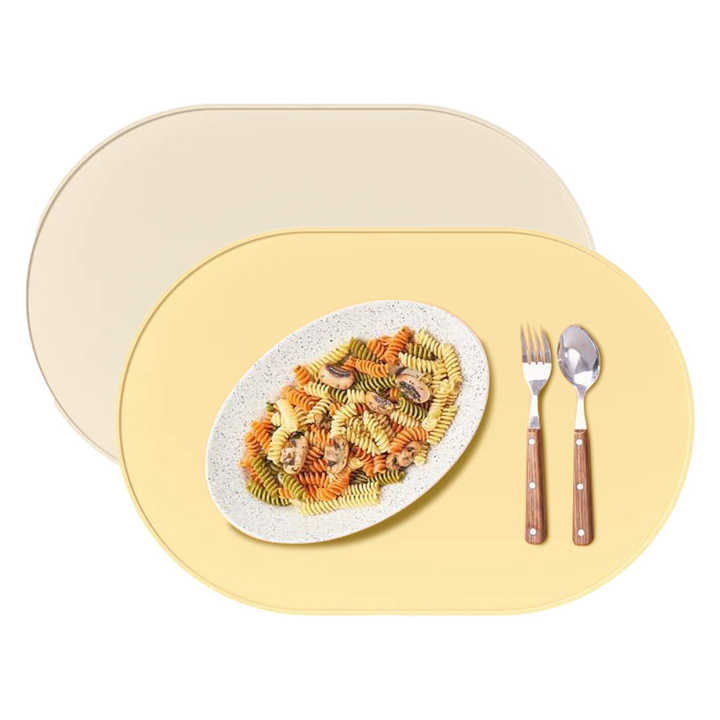 Silicone Placemat for Dining Table Restaurants Colorful Food Grade ...