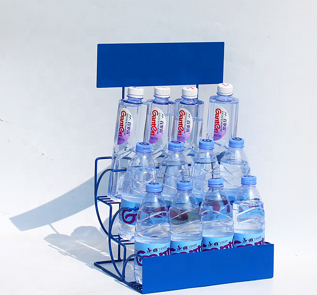 Tabletop Small Water Bottle Display Rack for Sale - ISO9001 Certified